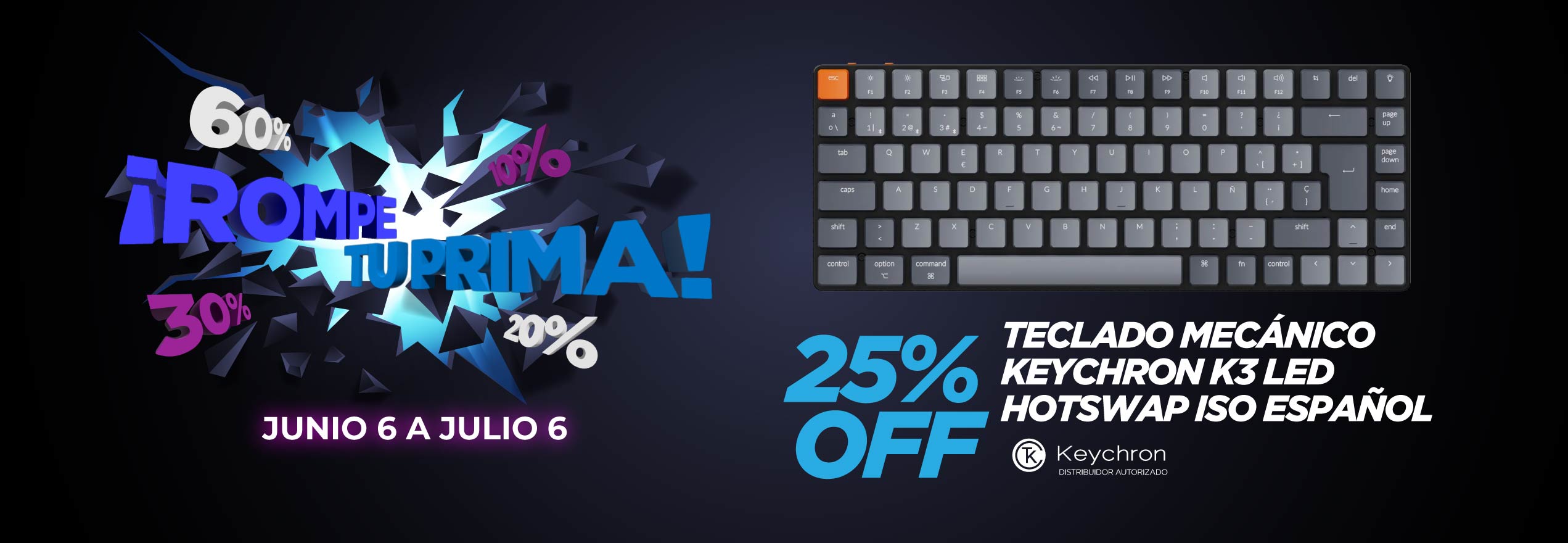 Select Store | Teclados mecánicos y accesorios desk setup